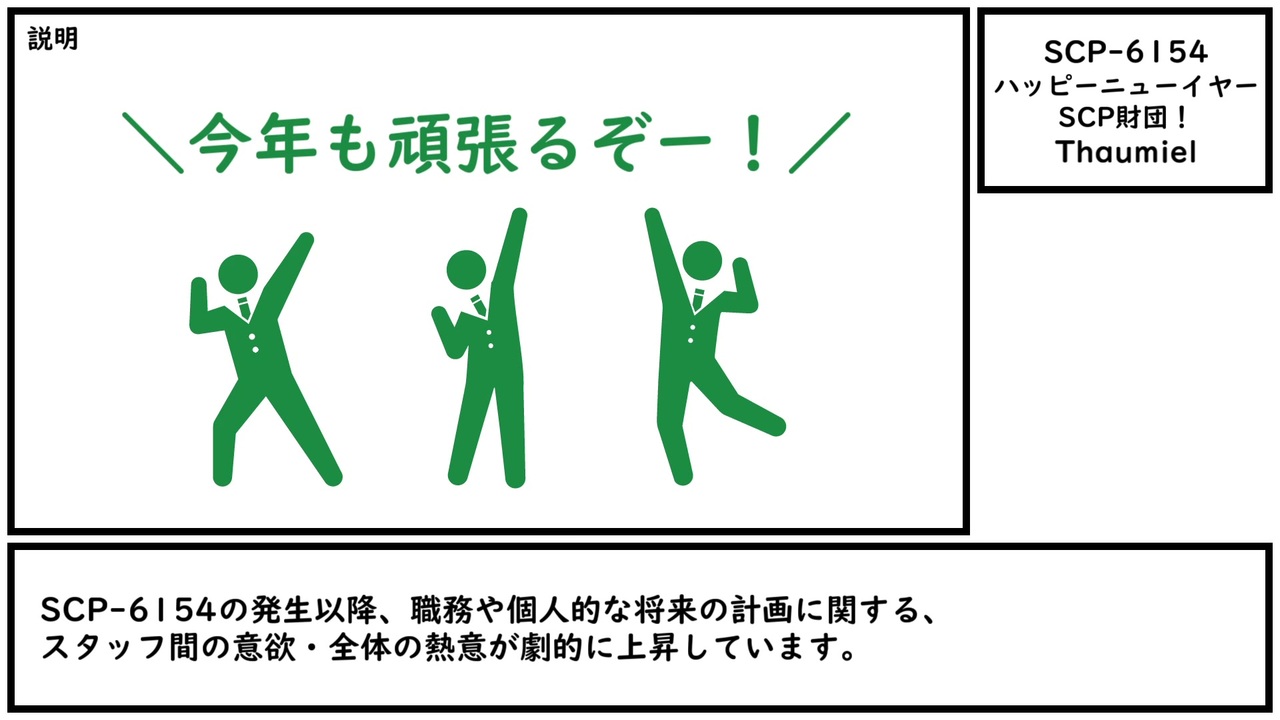 【ゆっくり紹介】SCP-6154【ハッピーニューイヤー、SCP財団！】 - ニコニコ動画