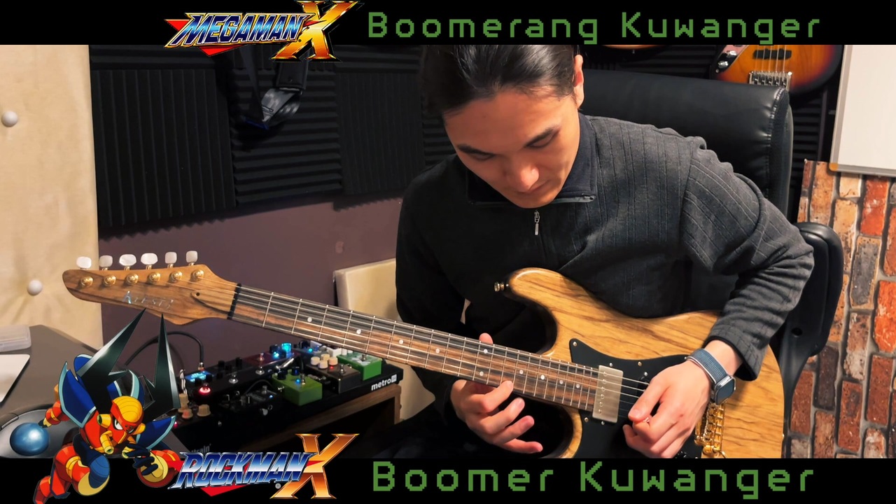 Boomer Kuwanger - MEGA MAN X ブーメル・クワンガー ロックマンX [Metal Guitar Cover ...
