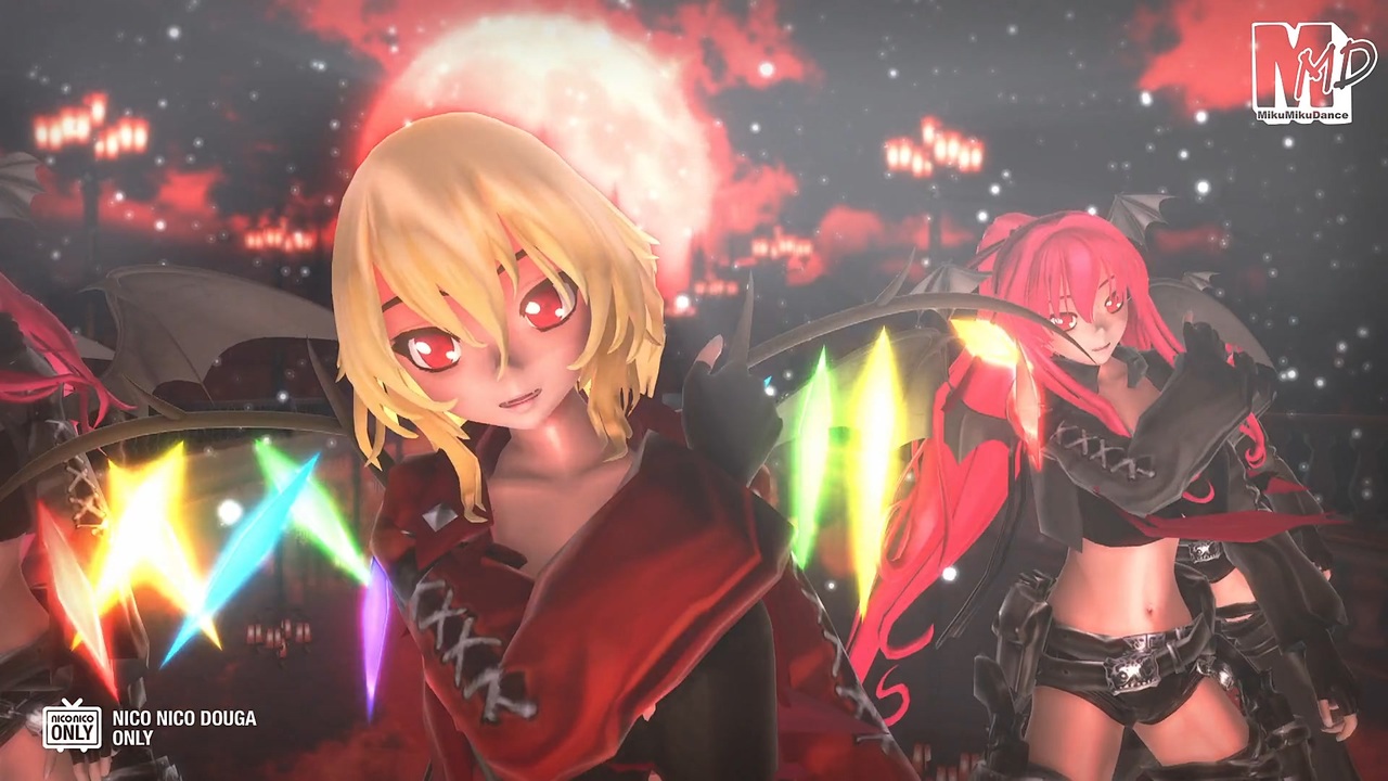 【東方MMD】ワイルドな大人化フラン＆小悪魔S de War Machine - ニコニコ動画
