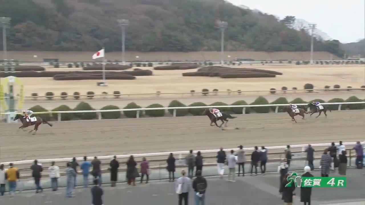 2023年1月12日佐賀競馬4R JRA交流 ミヤマキリシマ特別(3歳九州産) ゴーツウキリシマ - ニコニコ
