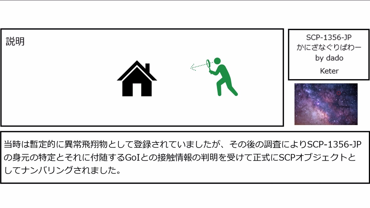 【ゆっくり自著解説】SCP-1356-JP - かにざなぐりぱわー by dado - ニコニコ動画