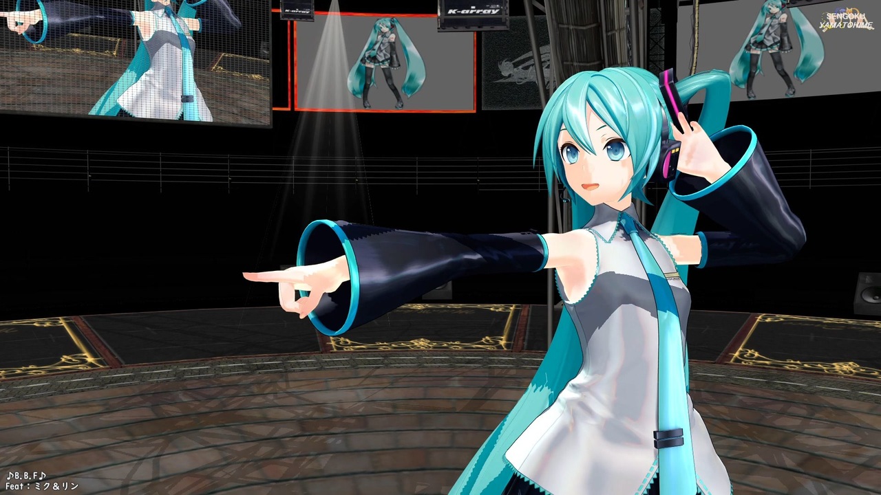 【MMD】 Default Mikuで♪B.B.F.♪ [1080p60fps] - ニコニコ動画