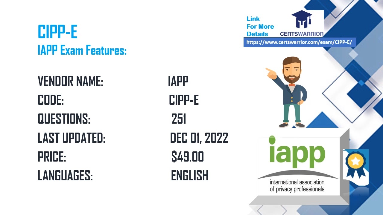 CIPP-E Certified Information Privacy Professional/Europe (CIPP/E) - ニコニコ動画