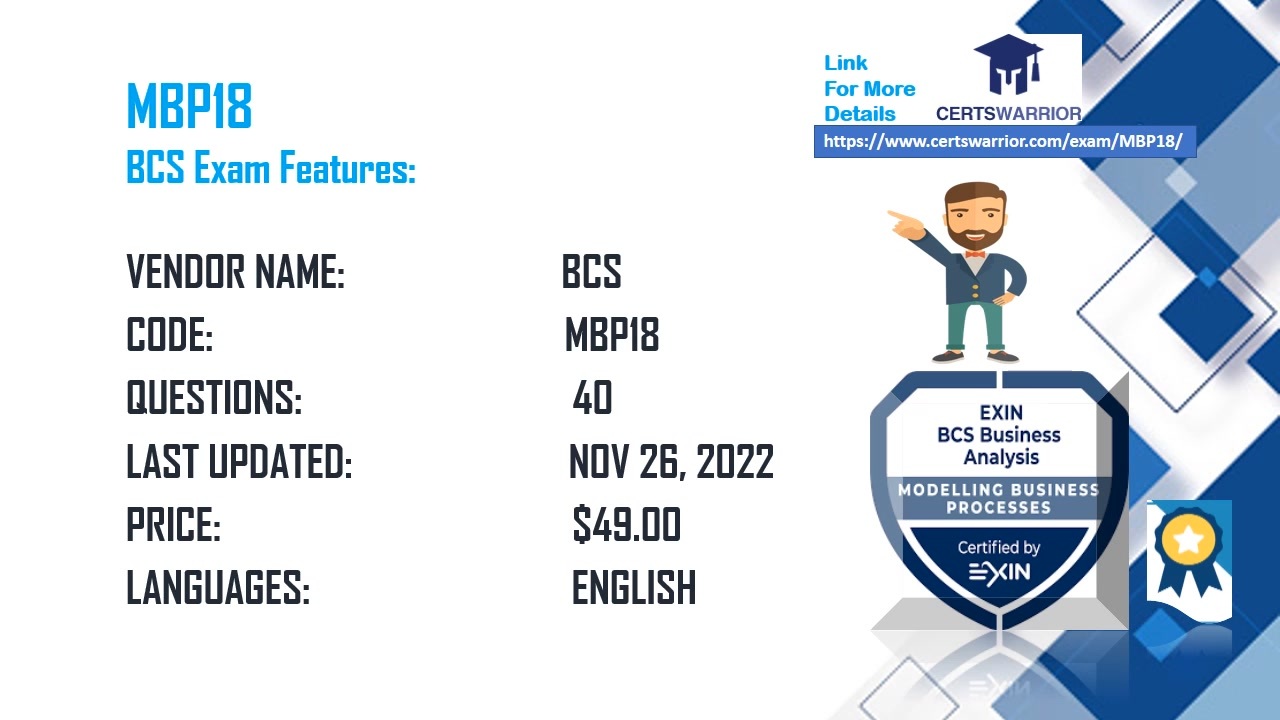 MBP18 BCS Practitioner Certificate in Modelling Business Processes 2018 ...
