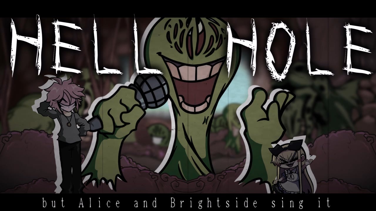 【FNFCover】HELL HOLE remake - Brightside VS Alice - ニコニコ動画