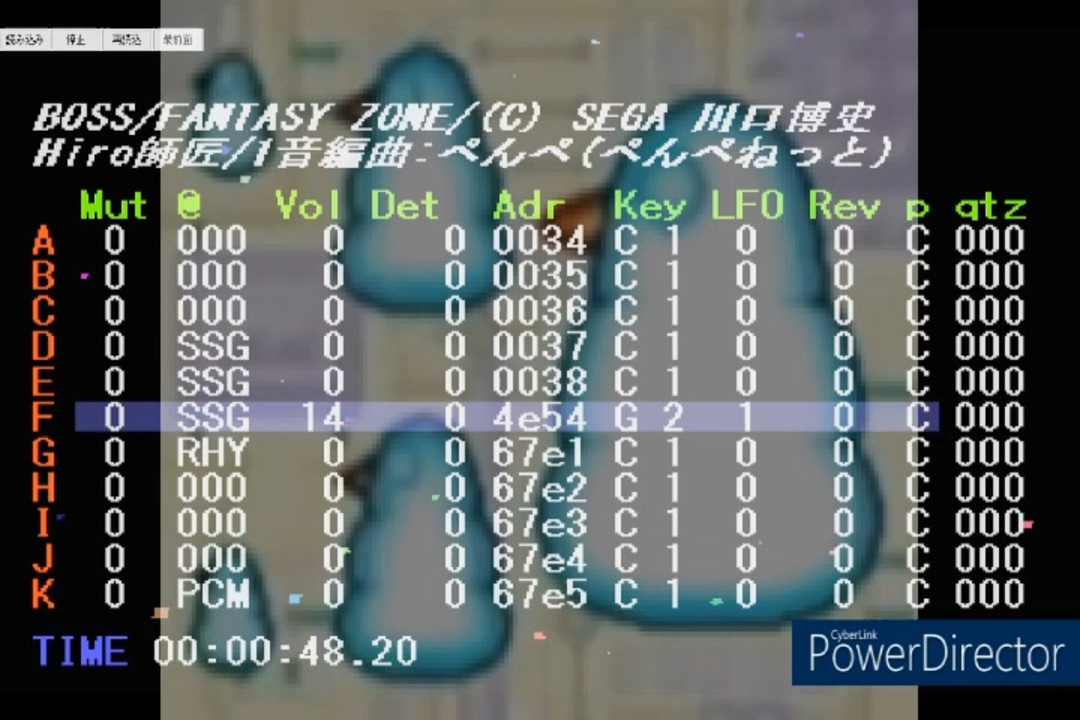 たった1音でファンタジーゾーンのボスBGM作ってみた ver.1.10 カウベル入り BOSS/FANTASY ZONE/(C) SEGA 川口博史 セガ Hiro師匠 [MSX][PSG ...