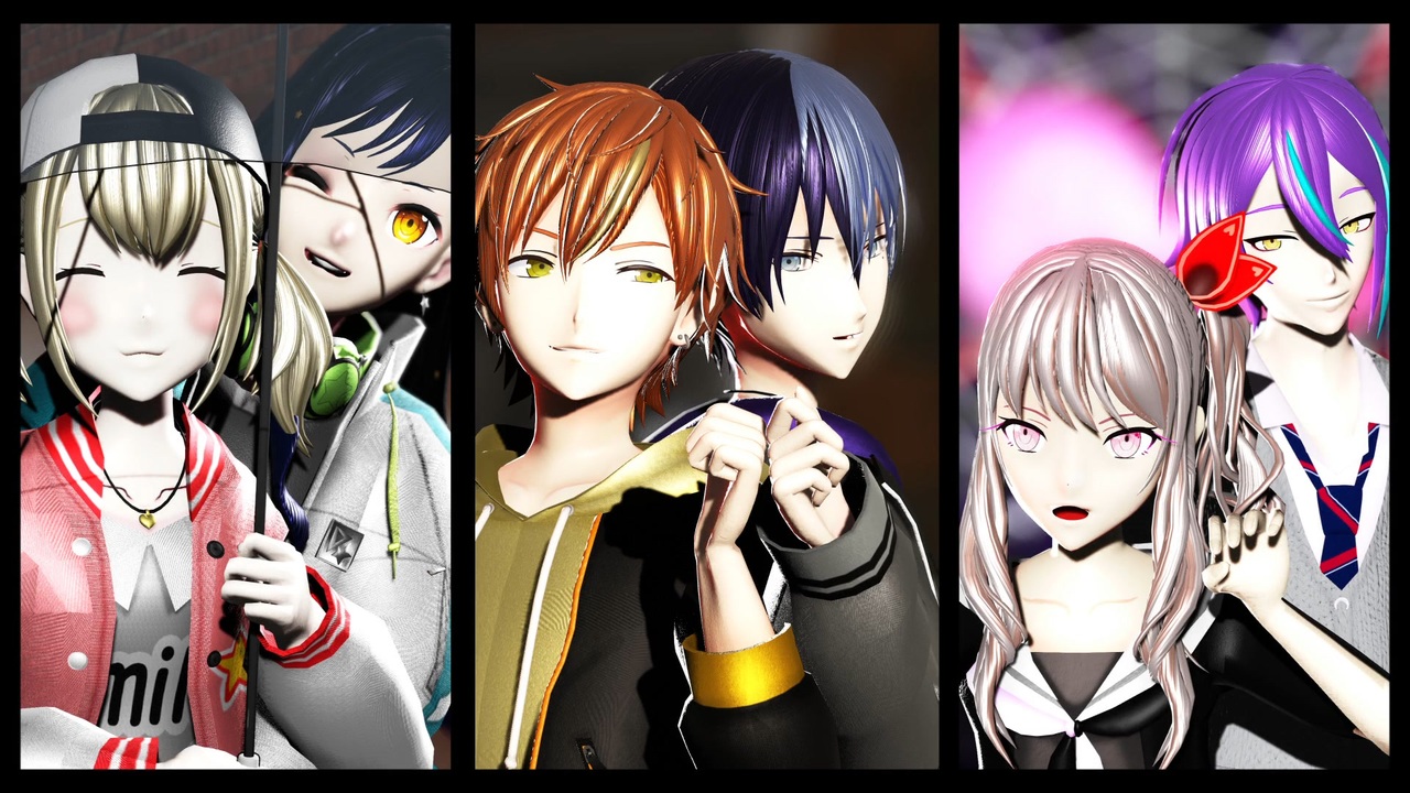 【プロセカMMD】bin【こはね・杏/彰人・冬弥/瑞希・類】 - ニコニコ動画