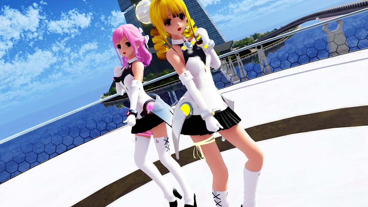 【MMD】らぶ式Anna・Cocoで『CALL ME CALL ME』Sacred beast knights ver. - ニコニコ動画