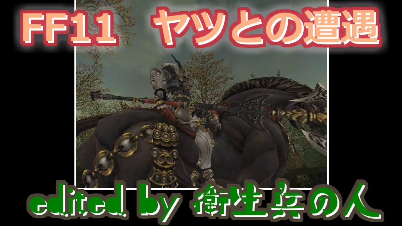 FF11 冥路の騎士との遭遇フルバージョン【レア映像】 - ニコニコ動画