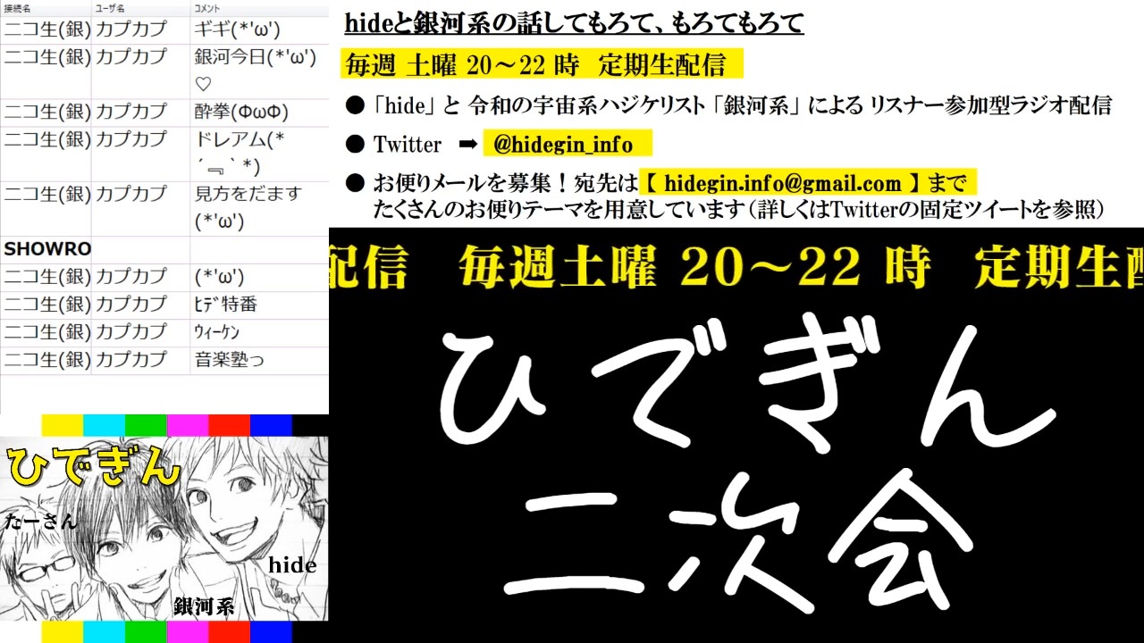 #17-6 【二次会】 ひでぎん 第17回 2023年2月10日(金) - ニコニコ動画