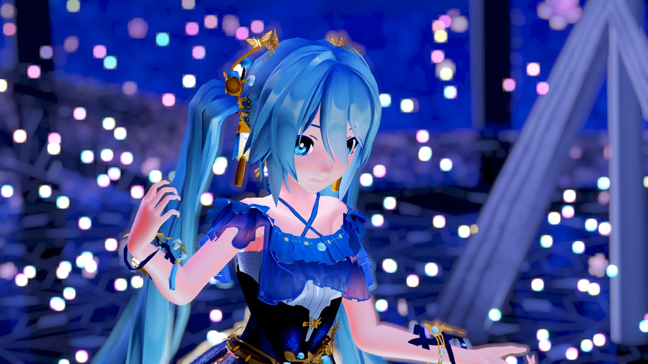 【mmd】『海を泳ぐ月』「sour式改変初音ミク」azurwhiterock様reno様 ニコニコ動画