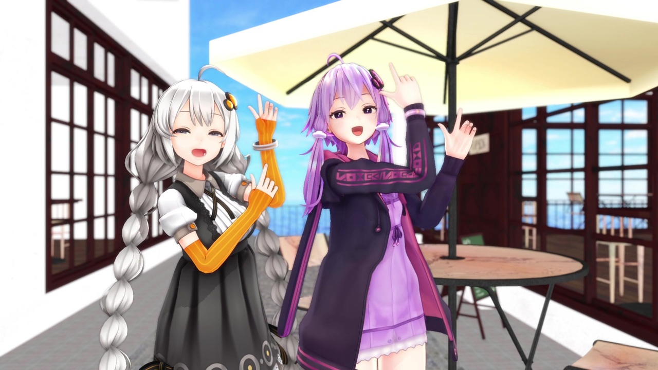 【MMD】Sparkle【結月ゆかりと紲星あかり】 - ニコニコ動画