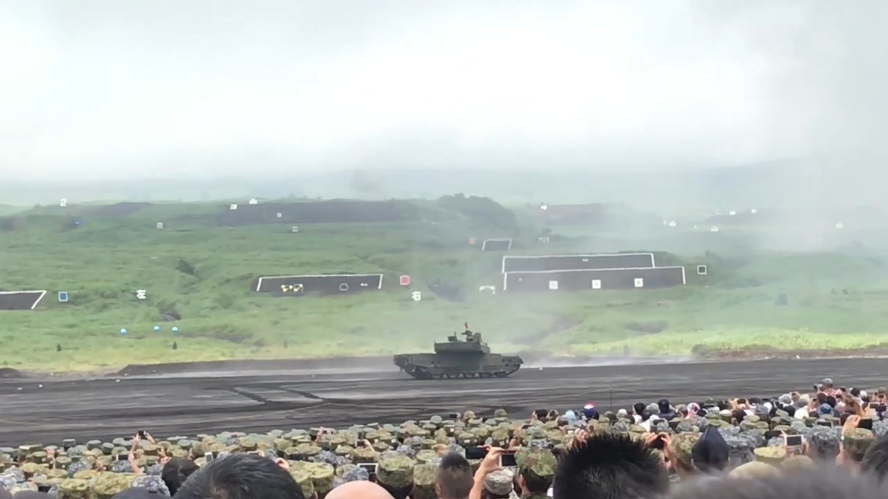 Aug. 2019 JGSDF Fuji Firepower review Japan 日本 陸上自衛隊 富士総合火力演習 - ニコニコ動画