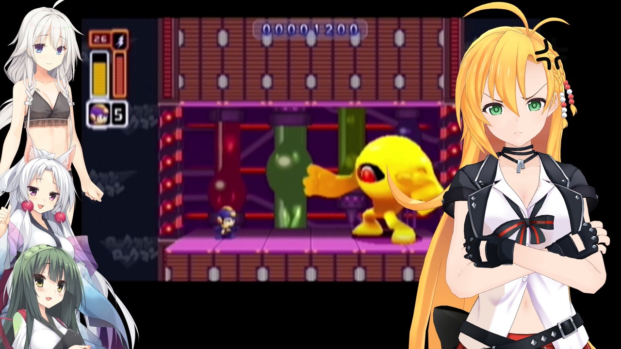 CeVIOマキのロックマンリメイク オールドスタイル part4 - ニコニコ動画