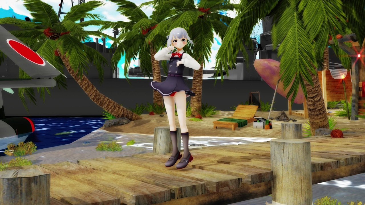 【MMD艦これ】霞のワールドワイドワンダー【春のぱんつ祭り】 - ニコニコ動画