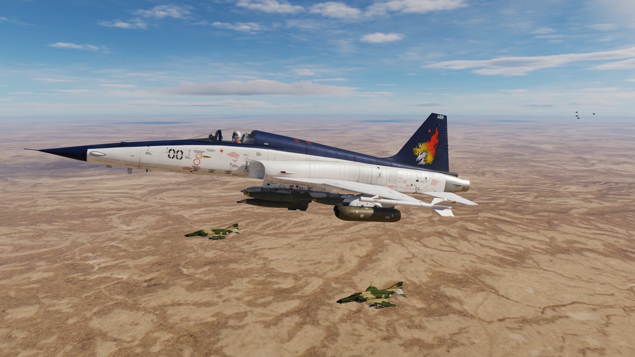 【DCS World】F-5EタイガーII 風間真搭乗機 対地攻撃 - ニコニコ動画