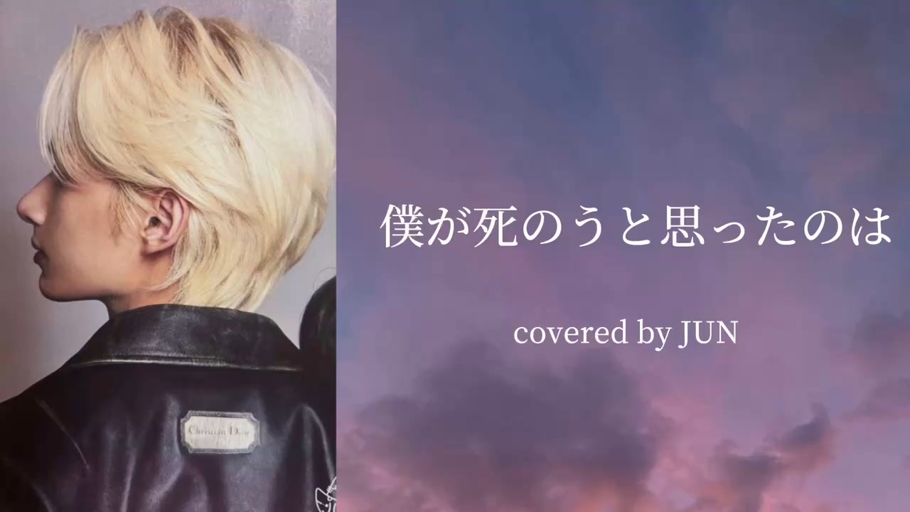 【SEVENTEEN】"僕が死のうと思ったのは" [covered by JUN／Lyric Video] - ニコニコ動画
