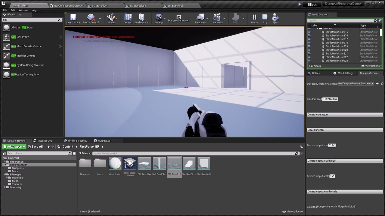 [UE4|UE5] 3Dダンジョン生成プラグイン チュートリアル 基礎編 - ニコニコ動画