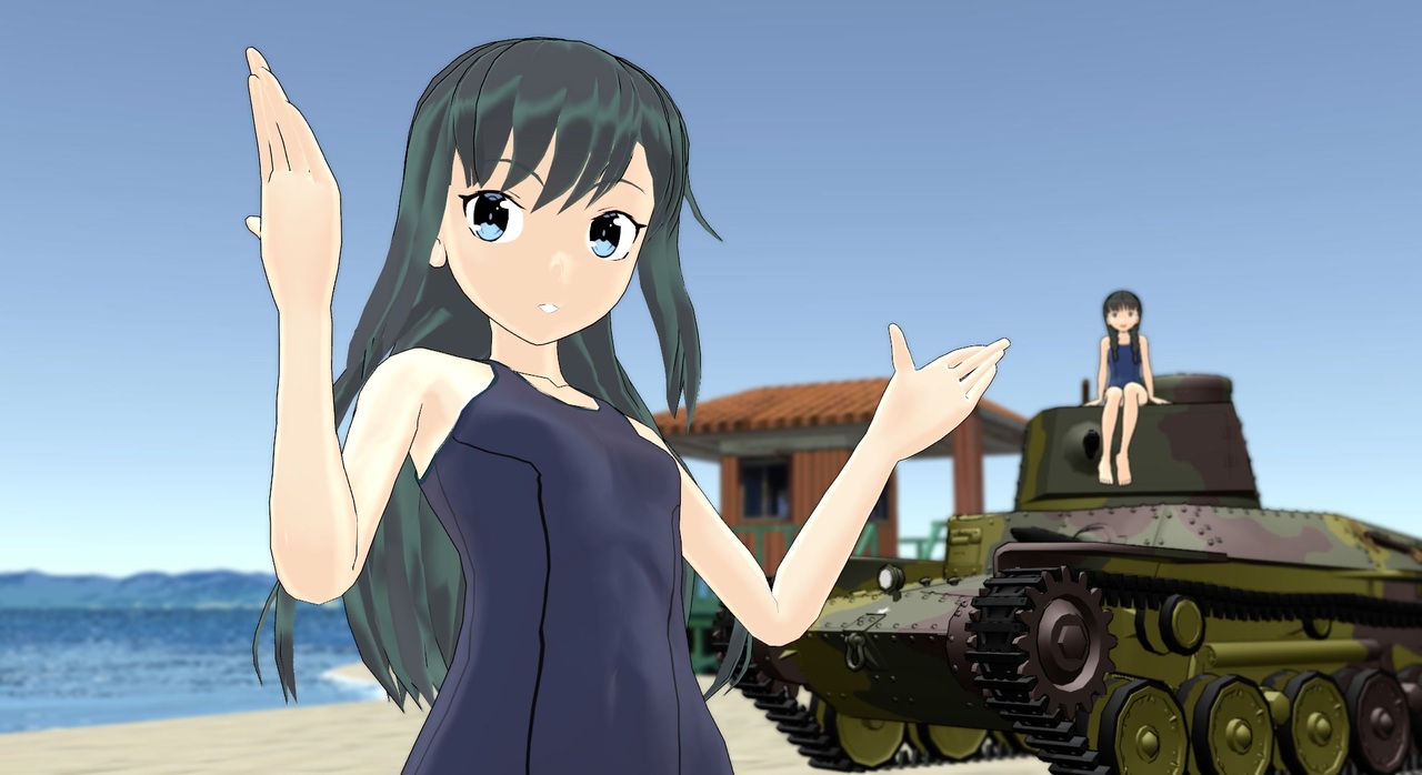 【rim式水着祭り3】スク水朝潮が魅せる「ワタシノテンシ」【MMD艦これ】【イベント開催告知】 - ニコニコ動画