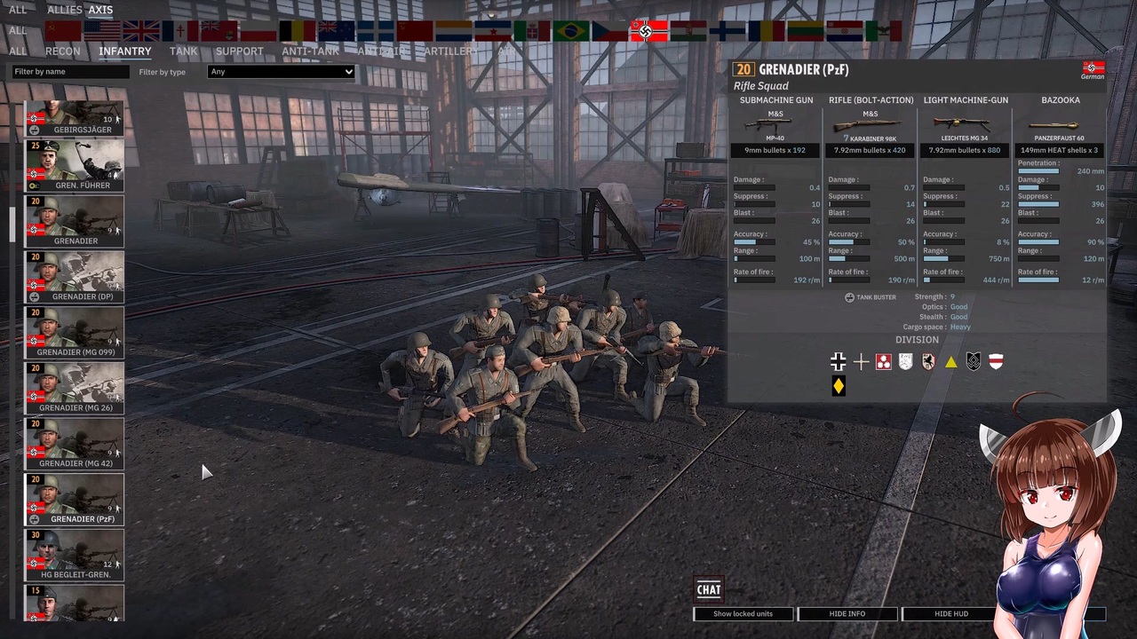 【Steel Division2】部隊・兵器さっくり解説 第三十六回 GRENADIER（PzF）【VOICEROID解説】 - ニコニコ動画