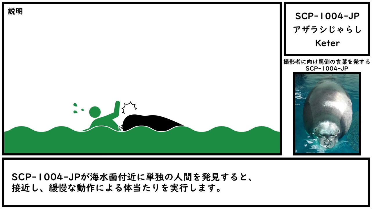 【ゆっくり紹介】SCP-1004-JP【アザラシじゃらし】 - ニコニコ動画