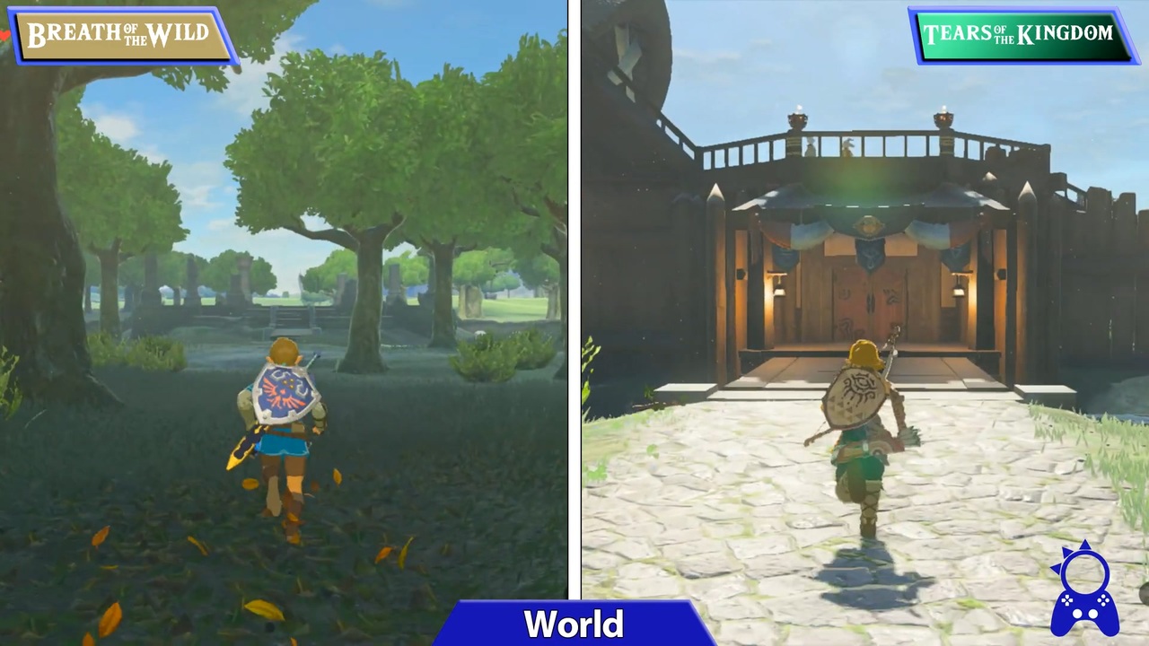 Zelda Tears of the Kingdom VS Breath of the Wild | Graphics & Framerate Comparison | Tech Review ...