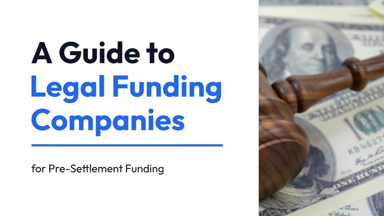 A Guide to Legal Funding Companies for Pre-Settlement Funding - ニコニコ