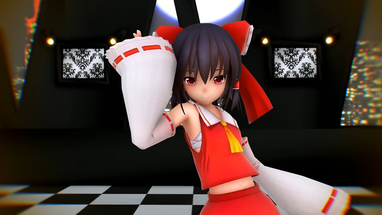 【東方mmd】 にがもん式 霊夢さんで『ch4nge』 ニコニコ動画