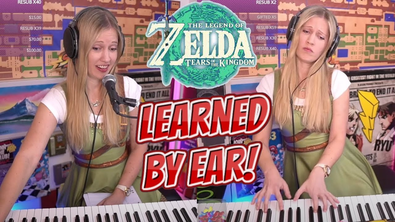 Lara6683が耳で覚えて弾いてみたゼルダの伝説 ティアーズ オブ ザ キングダムのテーマ (Lara6683 learns the ...
