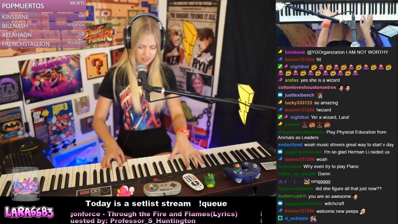 「Lara6683はそれを一度聴いた後で『炎の中を抜けて』を学びました。」 - ニコニコ動画