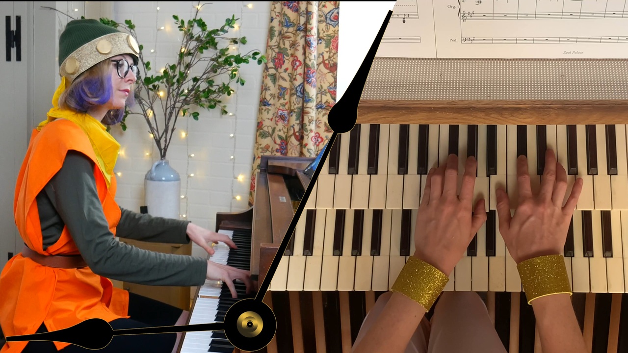 時の回廊 〜クロノ・トリガー〜 ピアノ、パイプオルガン、ハープシコード (Kara Comparetto plays Chrono ...