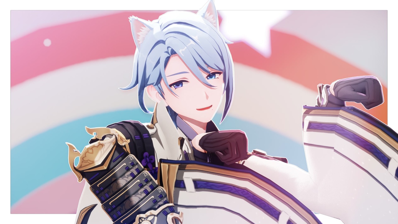 【原神MMD】Nyan cat EX【神里綾人】 - ニコニコ動画