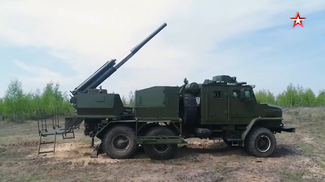 ロシア製新型自走迫撃砲「2S40フロックス」 - ニコニコ動画