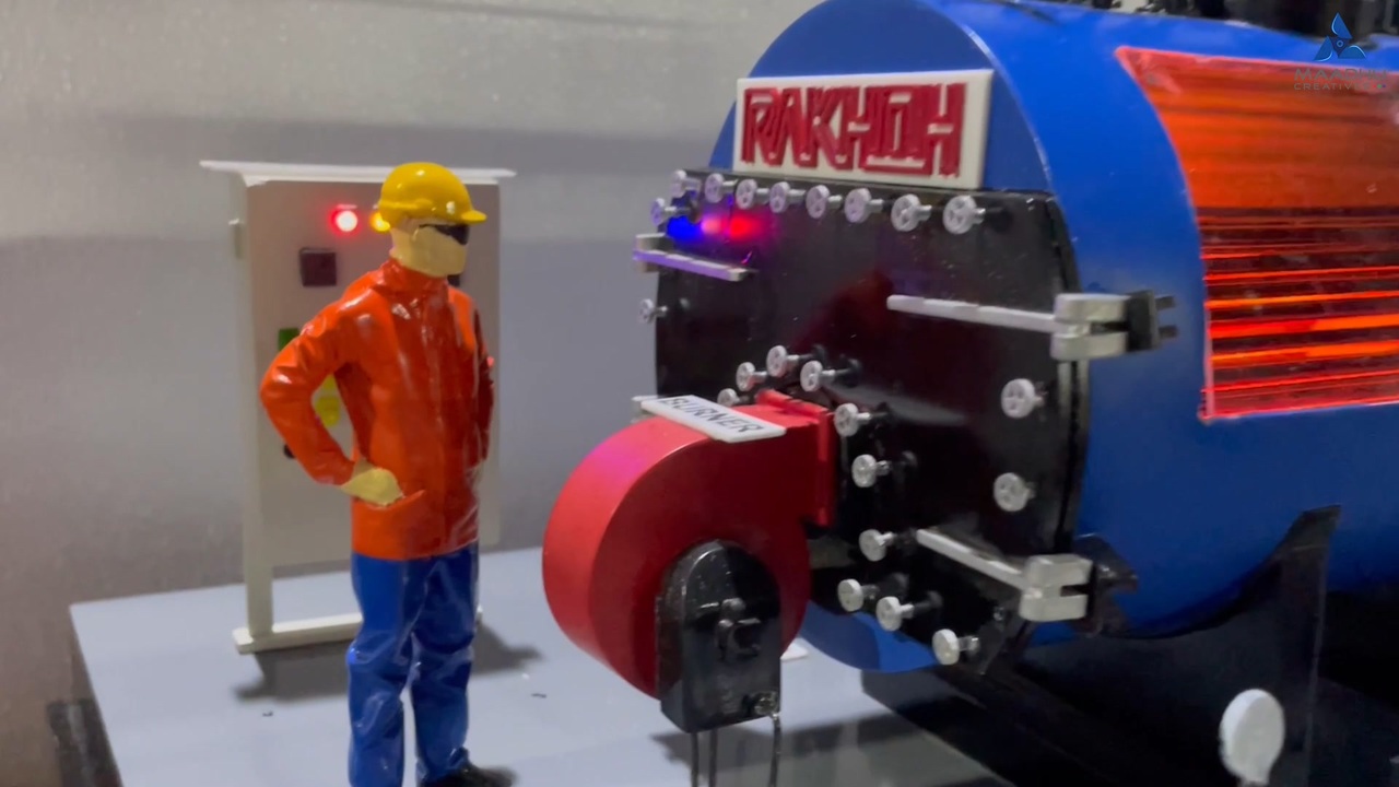 Oilpac Boiler Miniature Scale Model (Industrial Models) - ニコニコ