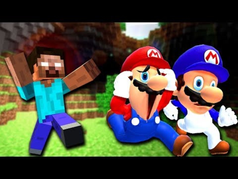 [Hobo Bros]マインクラフトデスランでマリオ vs SMG4[GMOD] - ニコニコ動画