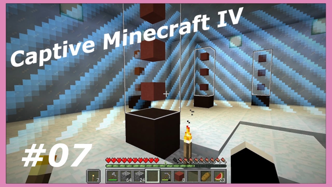 【Minecraft】 #7 さぁて今回のモニュメントの報酬は 【Captive Minecraft IV】 - ニコニコ動画