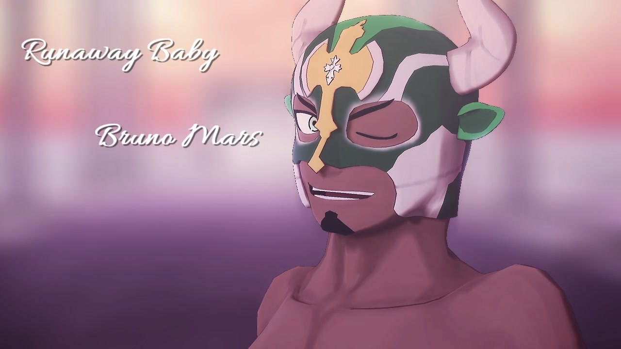 【MMD放サモ】自作タウラスマスク（ダイスケ）で『Runaway Baby』 - ニコニコ動画