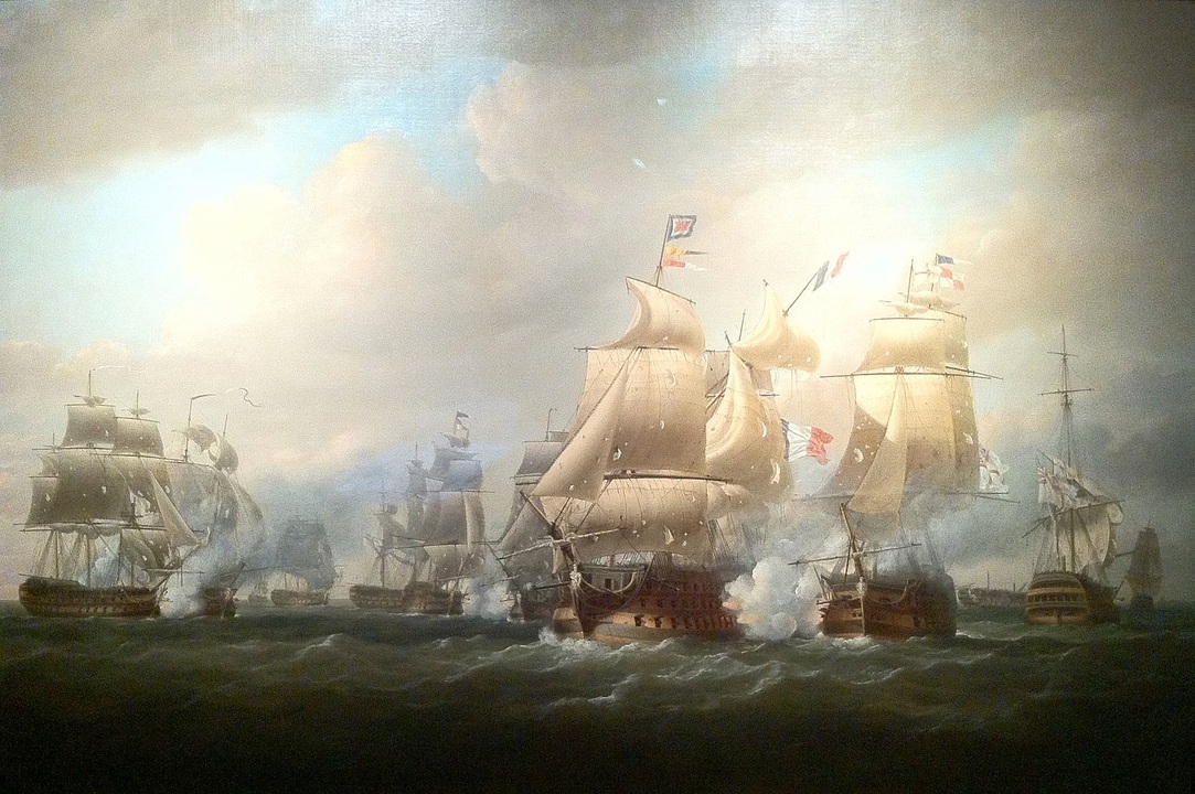 Naval Action 7/20の海戦 PvP 大英帝国海軍 フリゲートHMS Trincomalee VS フランス フリゲートL ...