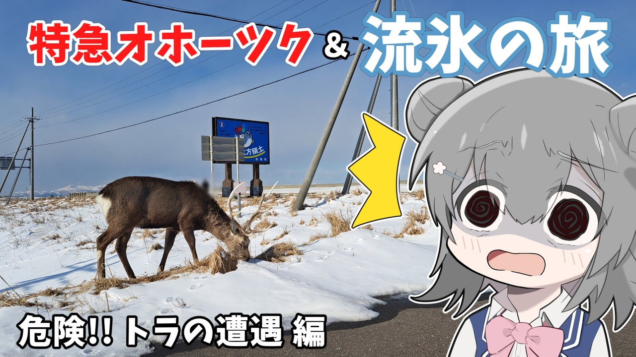 【車載】札幌→網走「特急オホーツク」＆ 流氷の旅（新型プリウス編③）【ソフトウェアトーク】 - ニコニコ動画