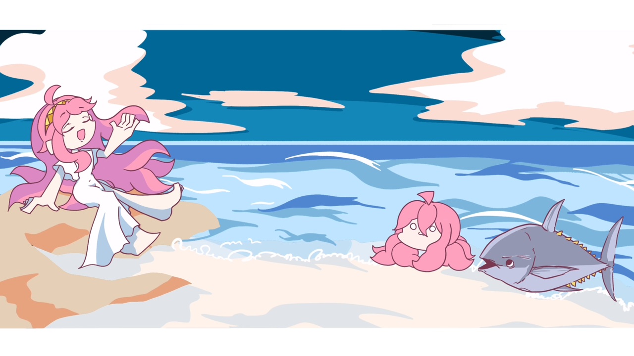 【ボカコレ'23夏】波音のララバイ/巡音ルカ - ニコニコ動画