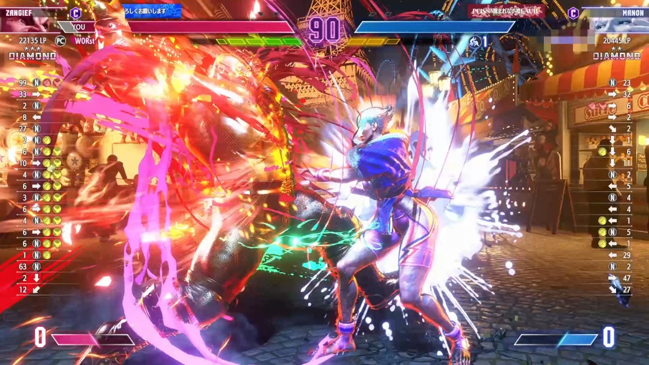 【SF6】わーすとザンギのランクマ_20230729_VS_マノン - ニコニコ動画