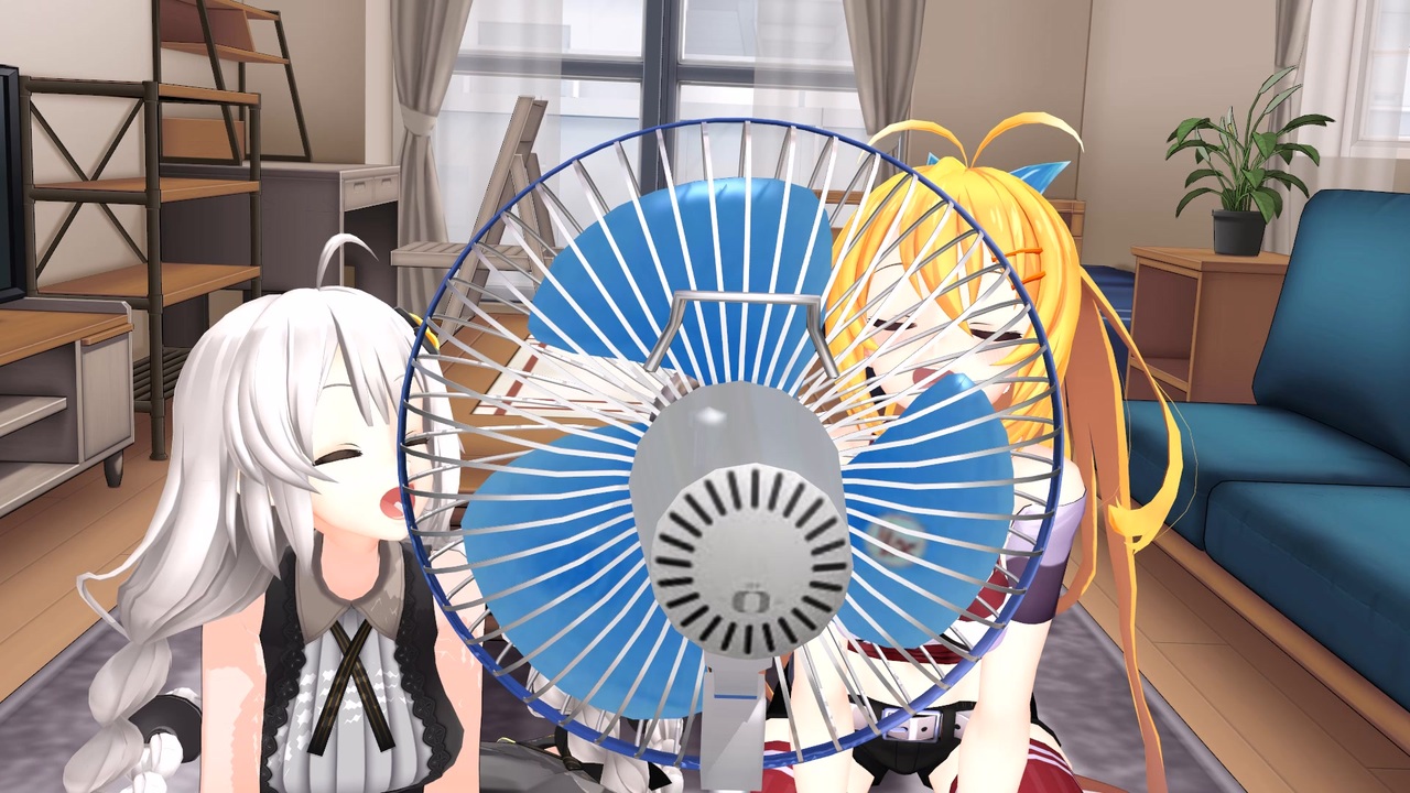 【VOICEROID劇場(MMD)】扇風機【弦巻マキ＆紲星あかり】 - ニコニコ動画