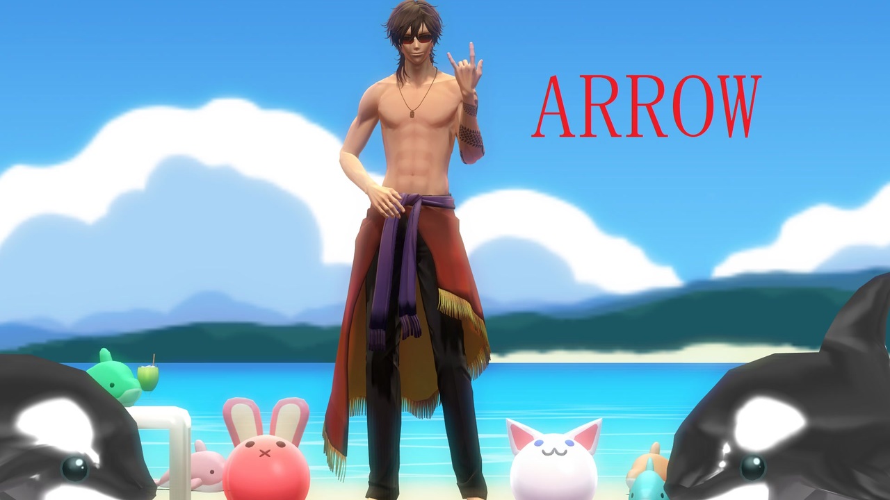 【MMD刀剣乱舞】ARROW【sam式大俱利伽羅さん】 - ニコニコ動画