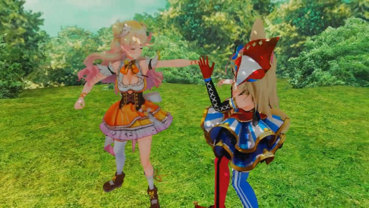 [MMD HOLOLIVE FIGHT] Omaru Polka VS Momosuzu Nene - 桃鈴ねね VS 尾丸ポルカ - ニコニコ動画