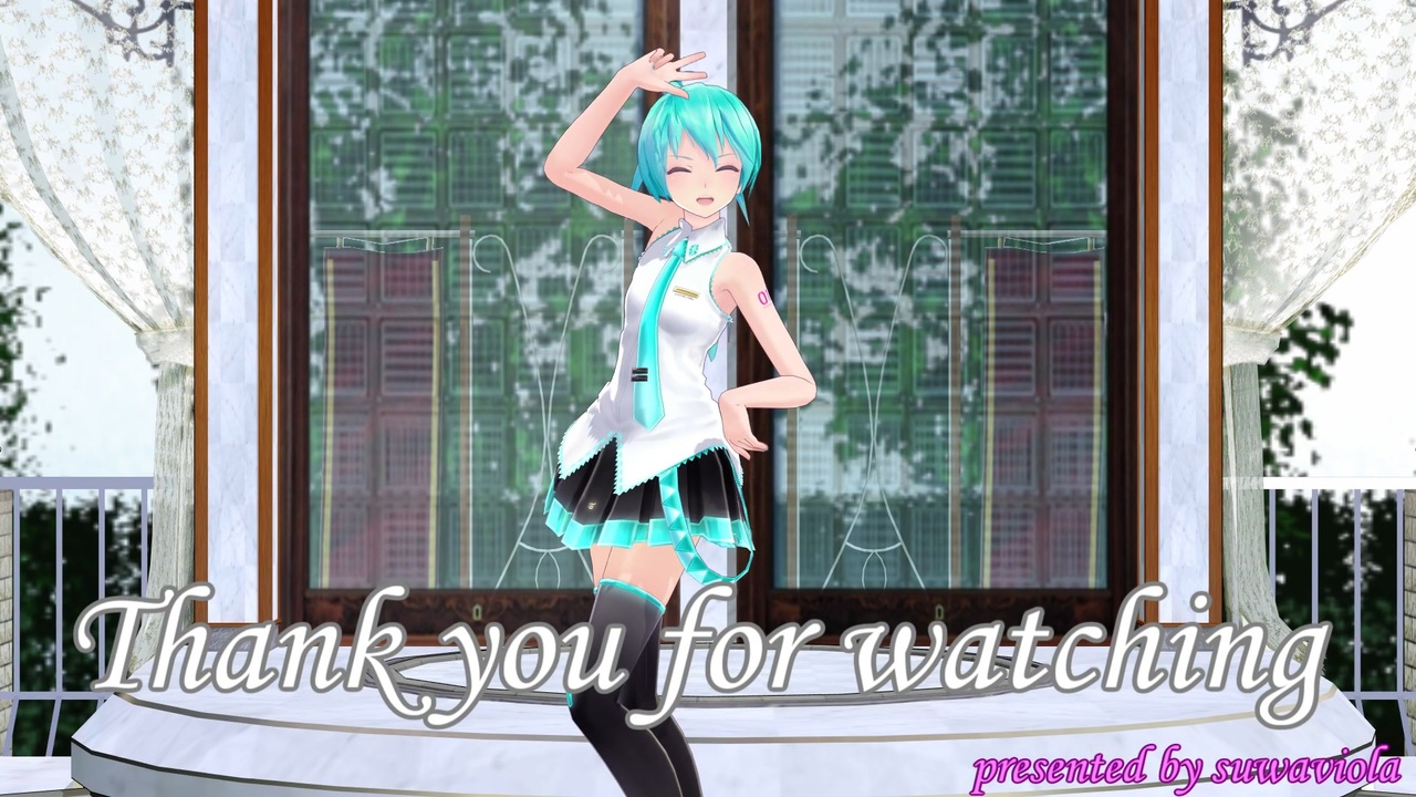 【MMD】Tdaシスターズ Tda式初音ミク_ハイポニテ髪 愛言葉Ⅲ - ニコニコ動画