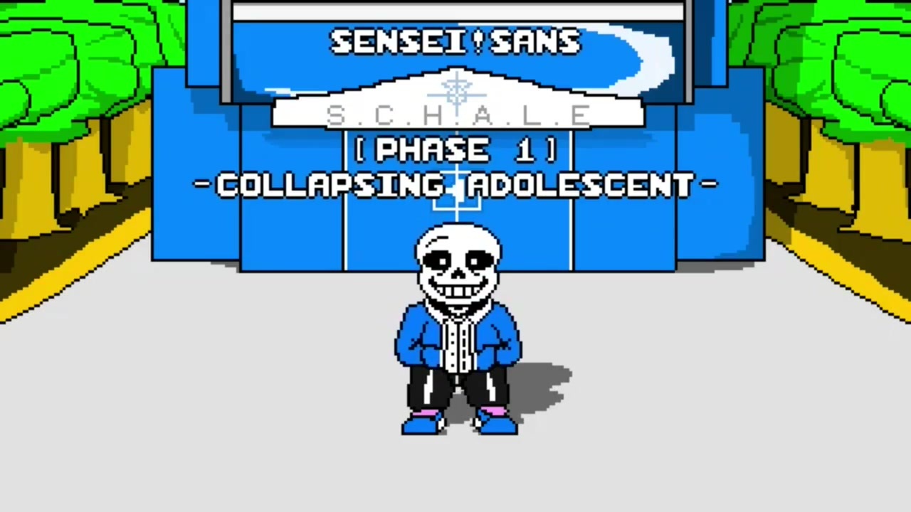 [Undertale × Blue Archive] sensei!sans Phase1 - Collapsing Adolescent ...