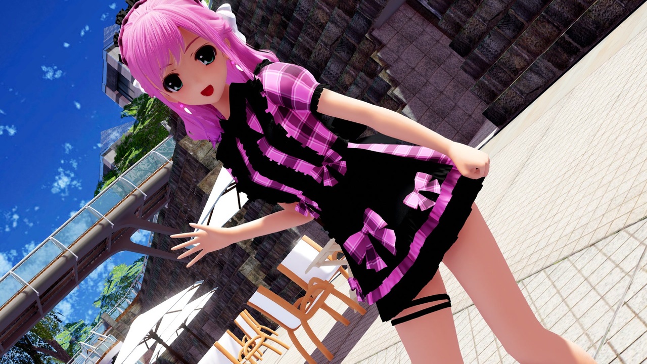 【MMD】らぶ式Cocoで『Omae Wa Mou』gothic maid ver. - ニコニコ動画