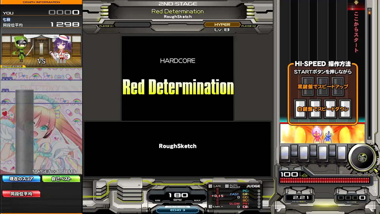 【beatmaniaIIDX】Red Determination(H)【EPOLIS】手元付き - ニコニコ動画