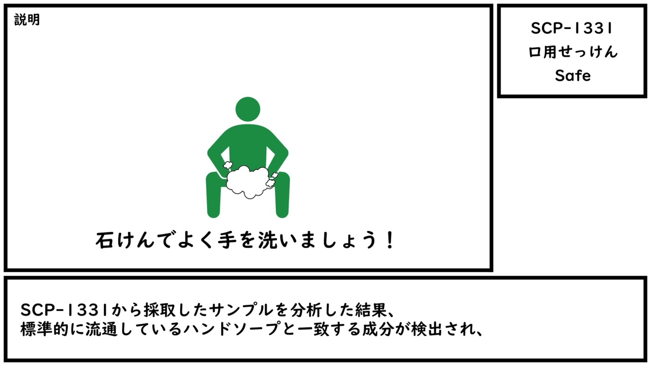 【ゆっくり紹介】SCP-1331【口用せっけん】 - ニコニコ動画