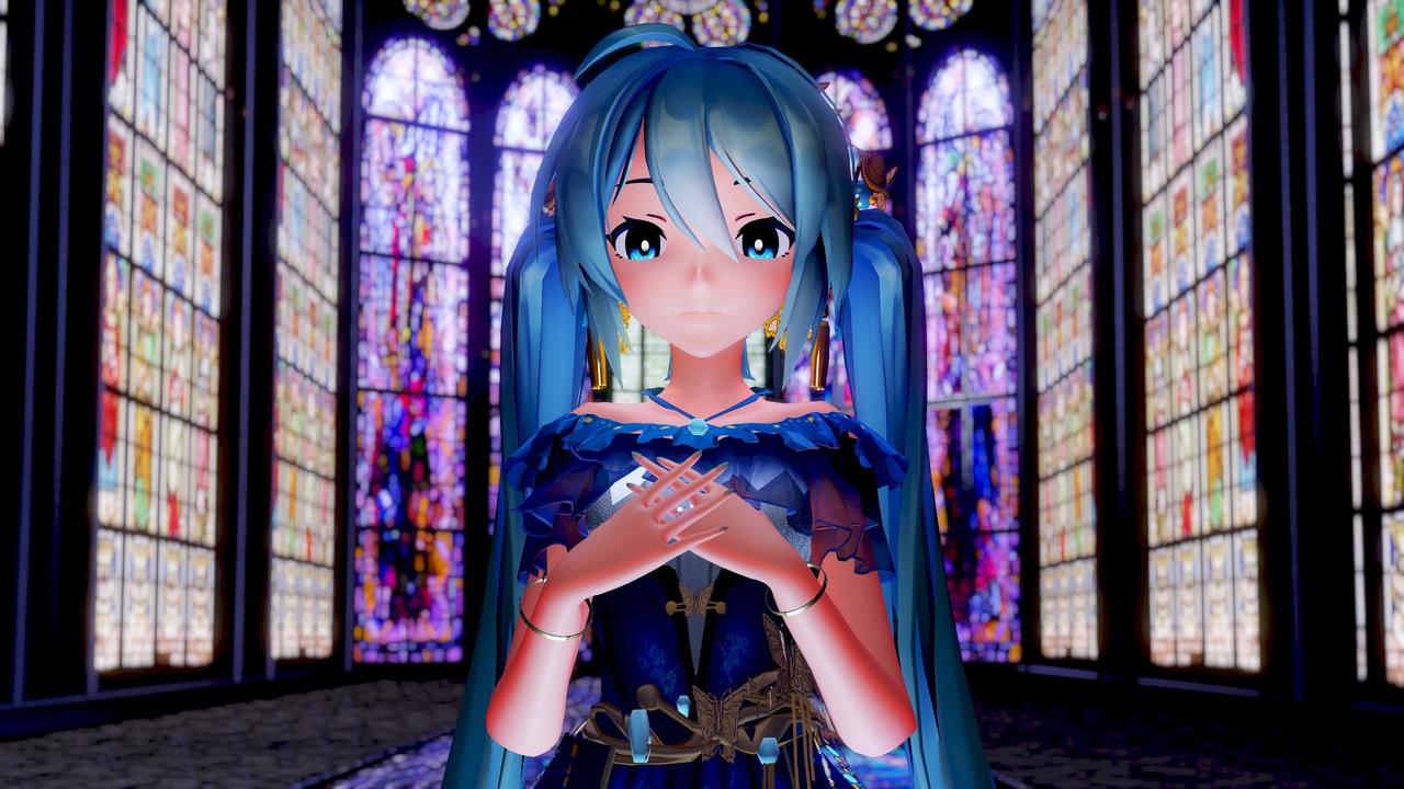 【mmd】『scutellaria』「sour式改変初音ミク夜蝶night Butterfly」 ニコニコ動画